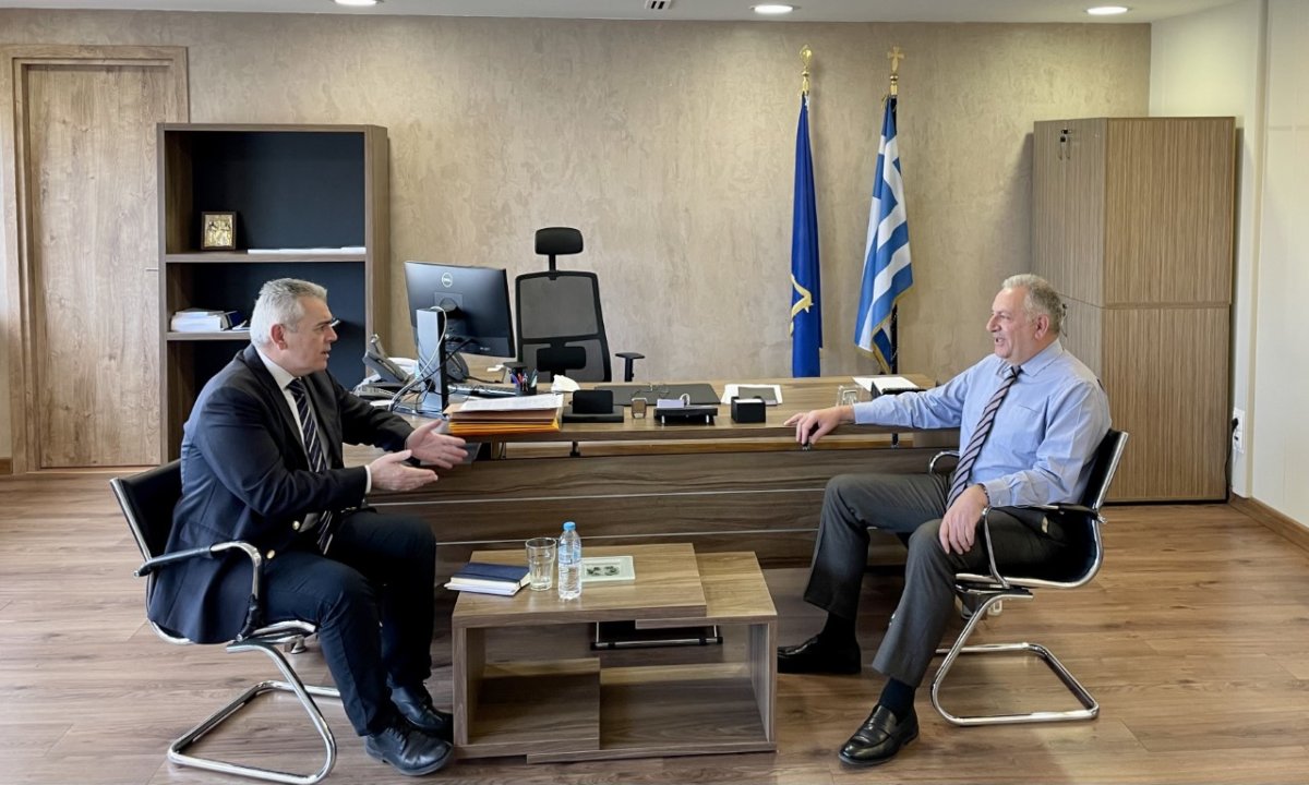 Χαρακόπουλος με Γ.Γ. Υπ. Προστασίας Πολίτη: Επιτάχυνση προσλήψεων και ...