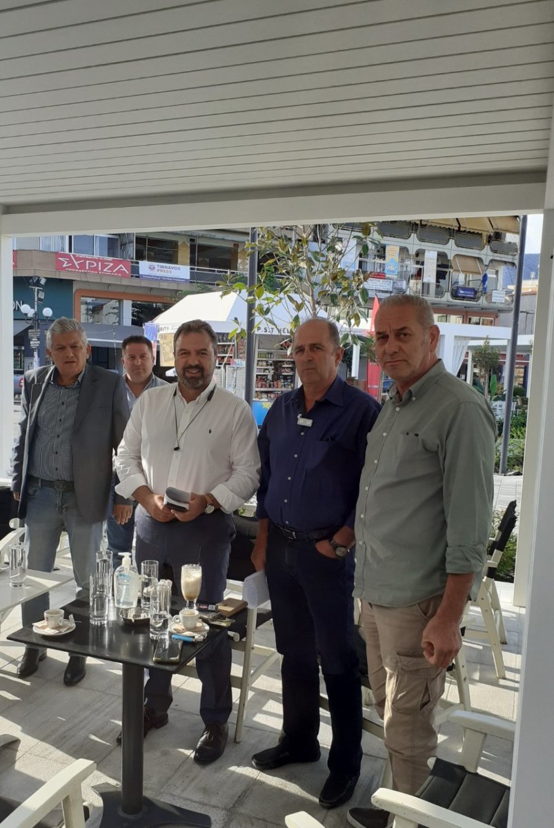 Στον Τύρναβο με τους αμβυκούχους ο Σταύρος Αραχωβίτης - LarissaPress