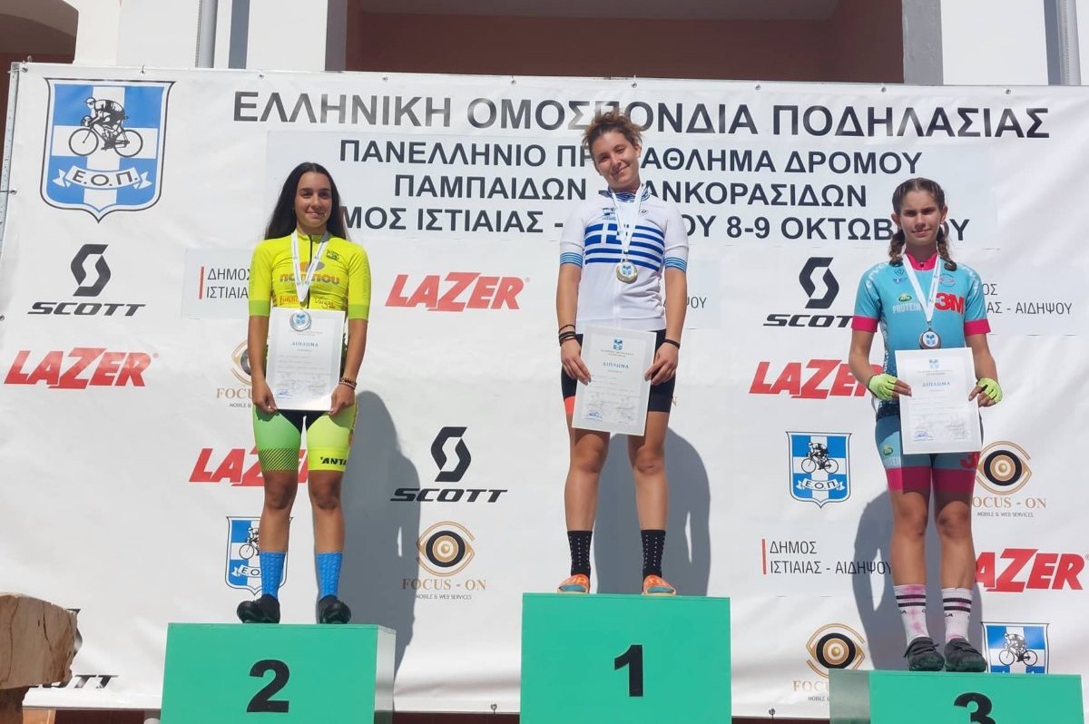 Πρωταθλήτρια Ελλάδας η Λαρισαία αθλήτρια του Ποδηλατικού Α.Σ Πηνειός ...