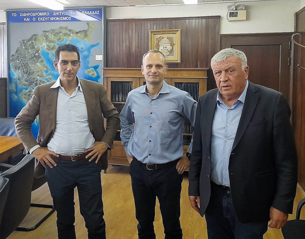Με τον πρόεδρο του ΟΣΕ συναντήθηκε ο Θ.Νασιακόπουλος - LarissaPress