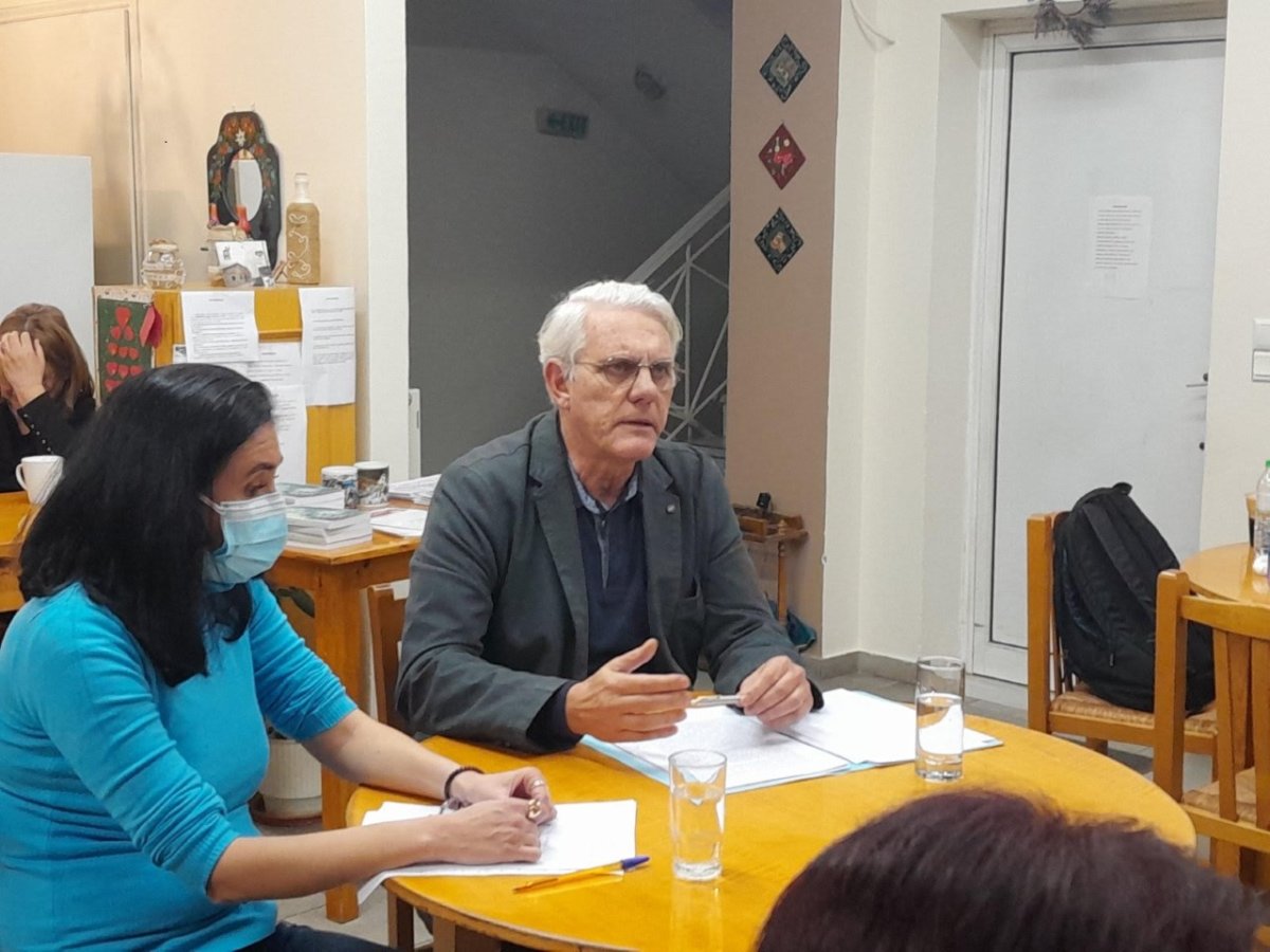 Συγκέντρωση του υποψήφιου βουλευτή του ΚΚΕ Α.Αθανασιάδη στη Νέα Σμύρνη ...