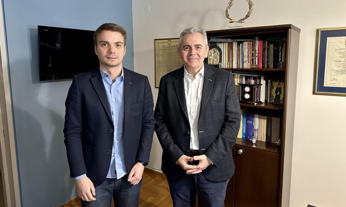 Χαρακόπουλος με πρόεδρο Δημ. Συμβ. Νεολαίας: Χρειαζόμαστε ενεργούς ...