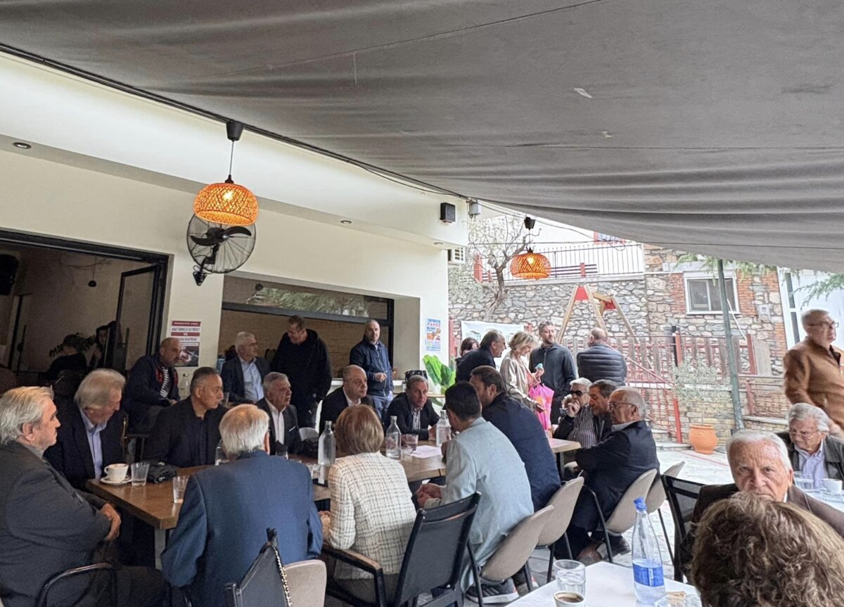 Περιοδεία Καπετάνου σε Πυργετό και Αιγάνη– «Διεκδικούμε έργα για τα ...