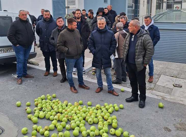 Διαμαρτυρία στον ΕΛΓΑ από παραγωγούς της Αγιάς - LarissaPress
