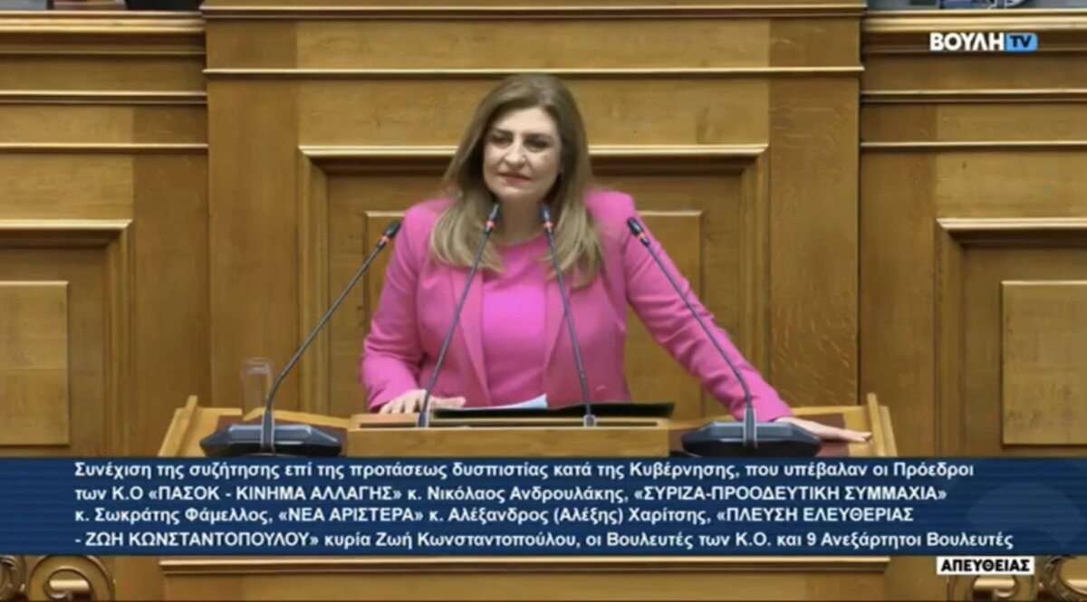 Ε. Λιακούλη: «Δεν είναι δυνατόν να «βυθίζεται» ένας δρόμος 15 εκ. ευρώ ...