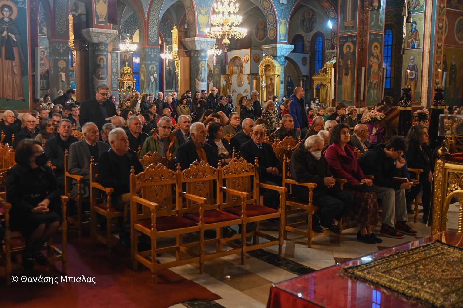 Λάρισα: H Ακολουθία του Ευχελαίου και η τελετή του Νιπτήρος στον Ιερό ...