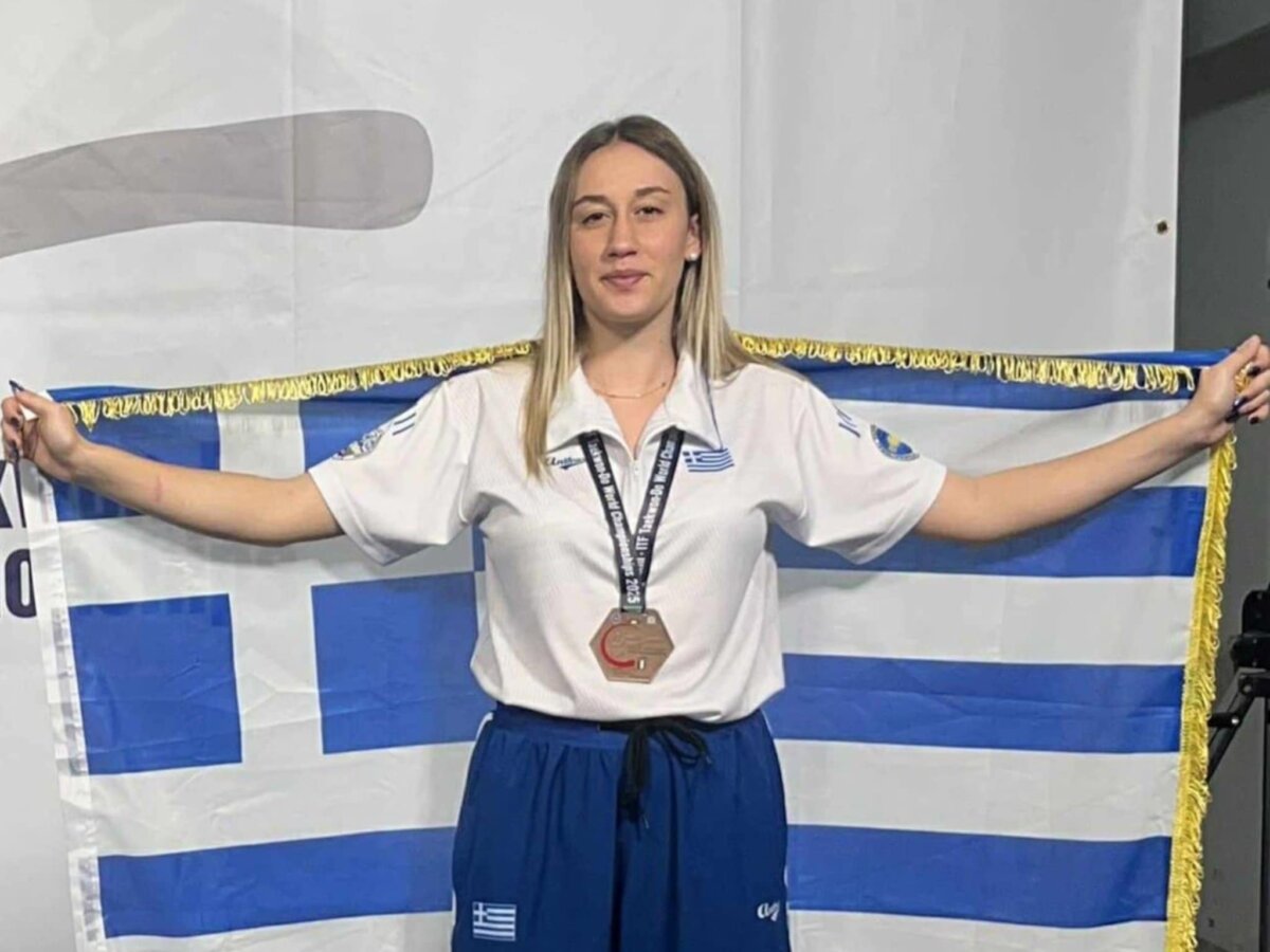 "Χάλκινη" στο Παγκόσμιο Ταε κβο ντο η Λαρισαία Χριστιάνα Ιακωβάκη - LarissaPress